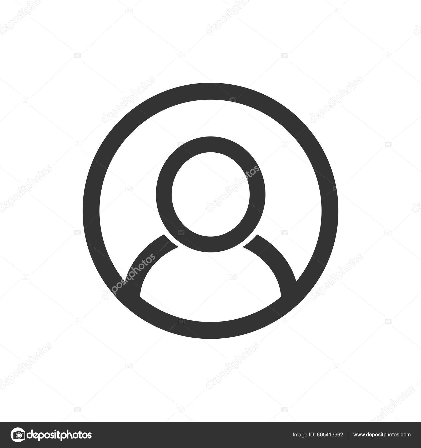 User Login Authenticate Icon Human Person Symbol Vektor Stok oleh ...