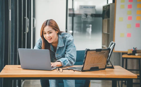 Female programmer working on coding, software development and web ...