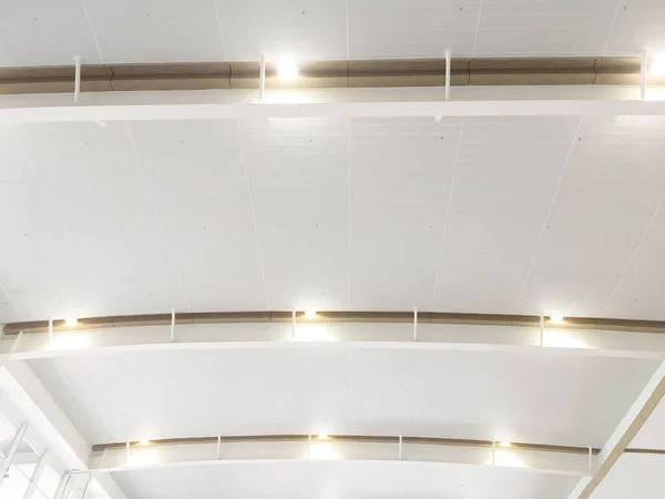 Attic ceiling of the airport terminal - Stock Image - Everypixel