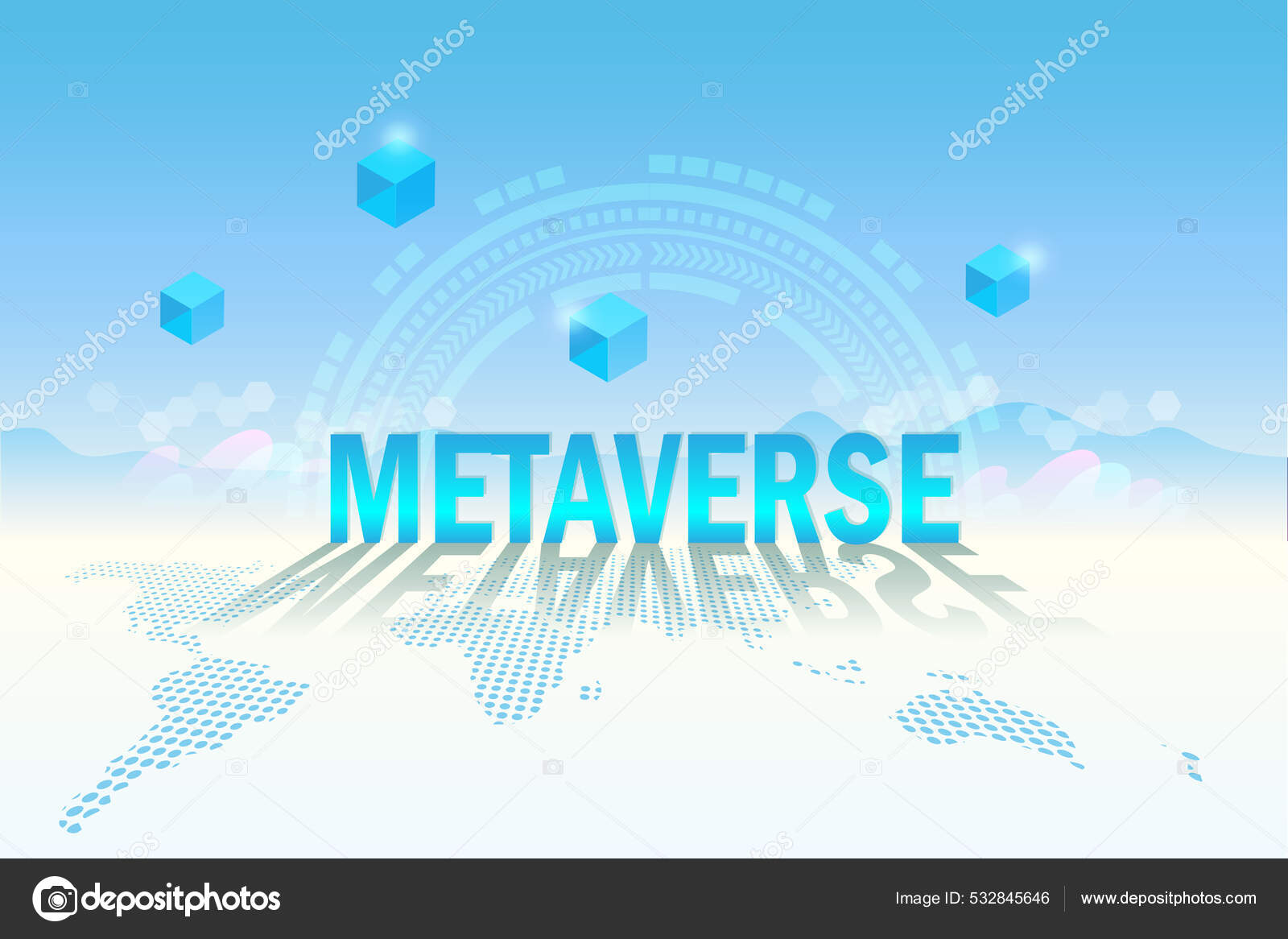 Metaverse Virtual Reality Augmented Reality Blockchain Technology User Interface Experience ...