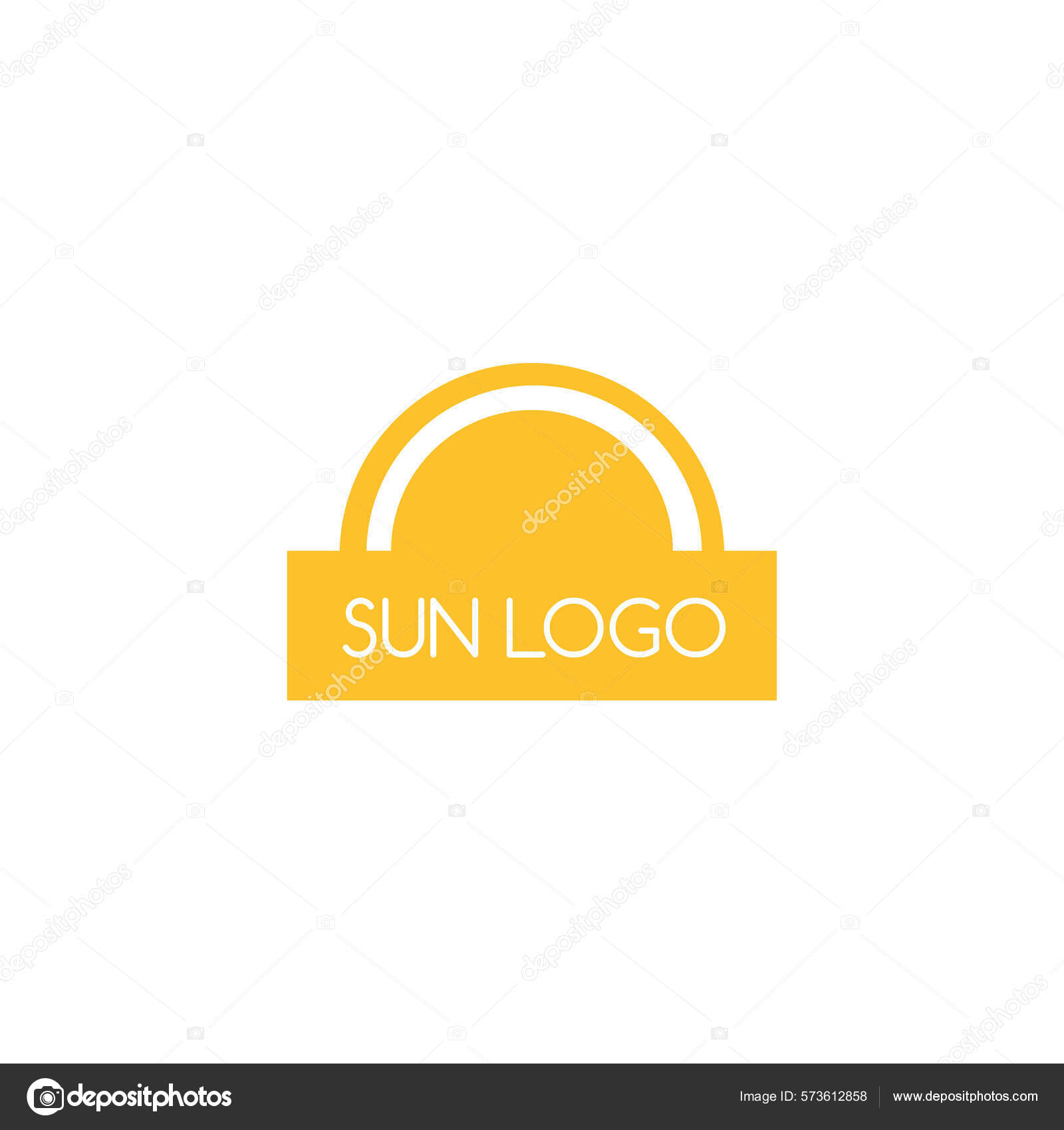 Sun Logo Design Template Vector Icon Modern Editable Stroke Badge Stock ...
