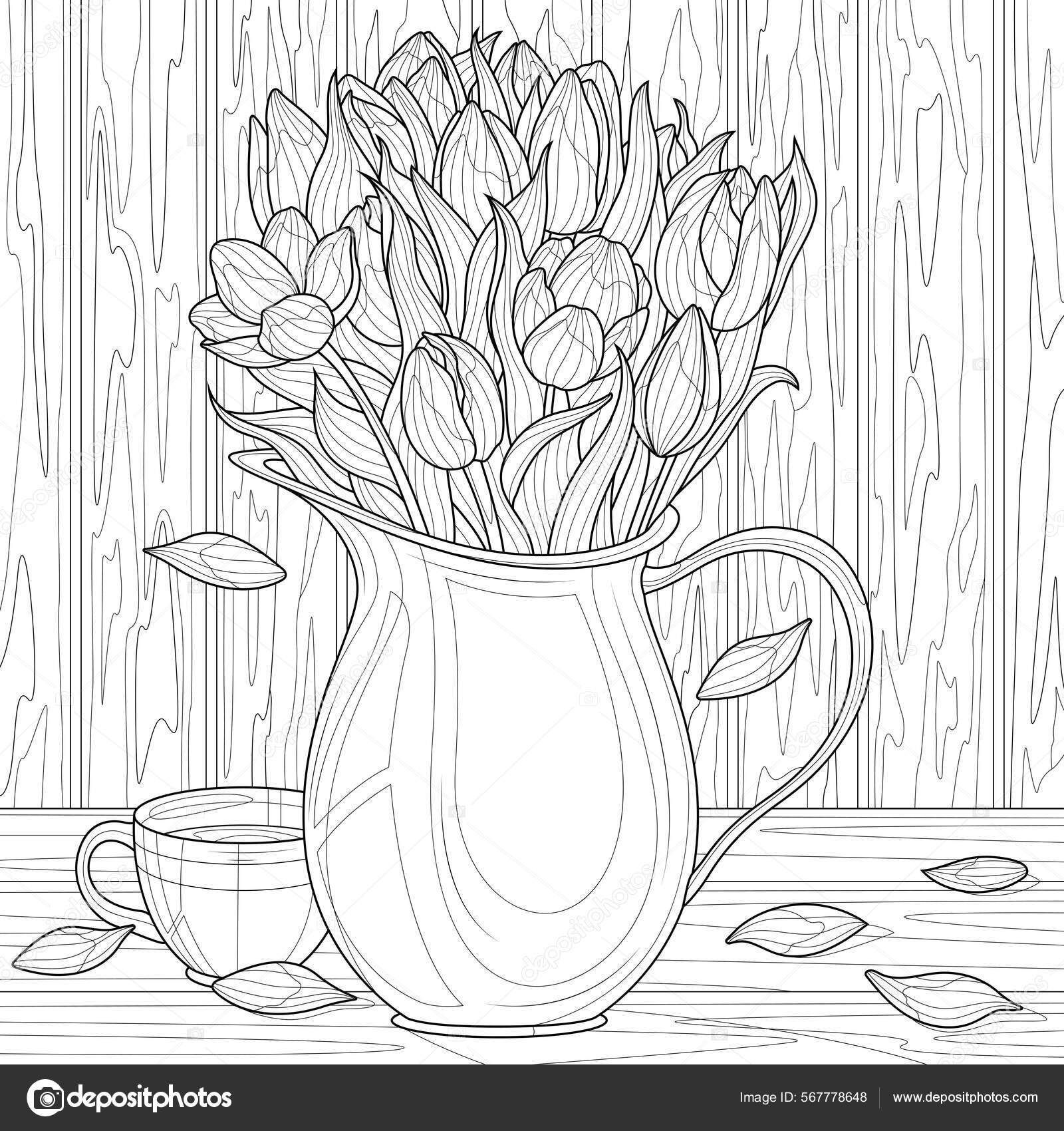 Jug Coloring Pages