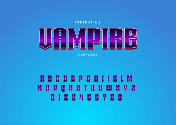 100,000 Vampire font Vector Images | Depositphotos