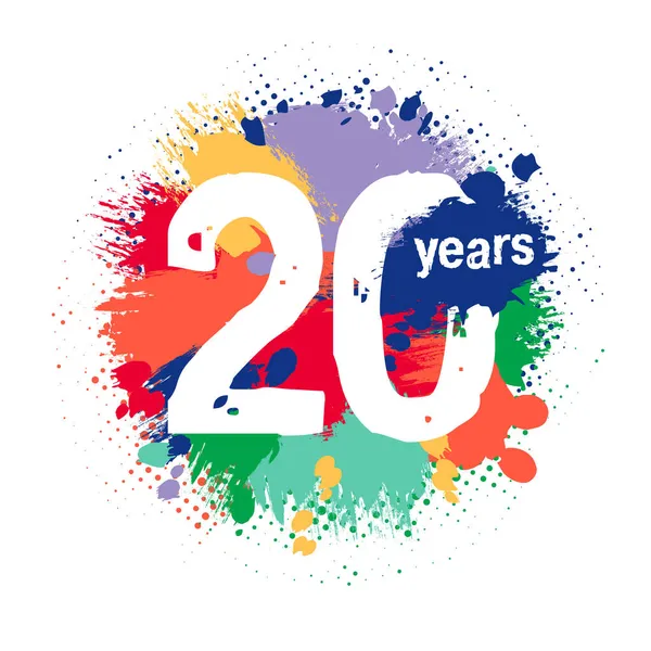 20 anniversary chart logo Stock Vector by ©Koltukov_Alek 70369075