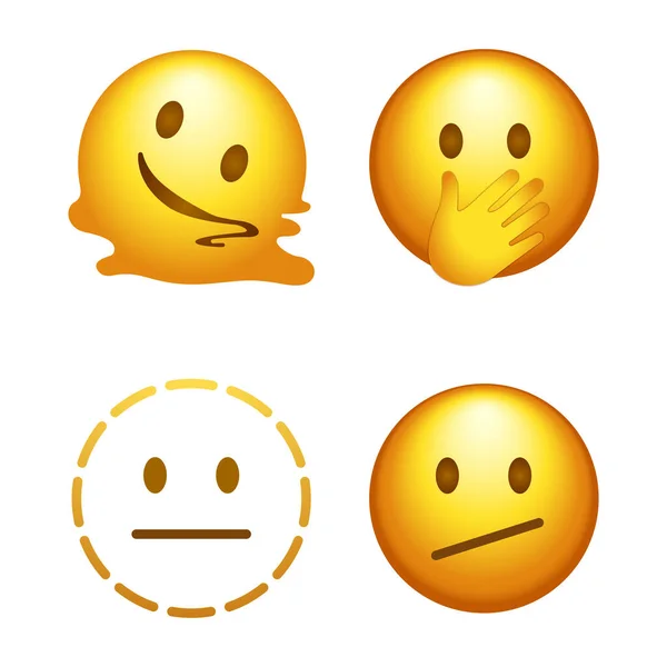 Emoji duda imágenes de stock de arte vectorial | Depositphotos