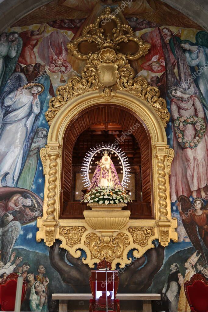 Candelaria, Tenerife, Canary Islands, Spain, March 8, 2022: Vertical ...