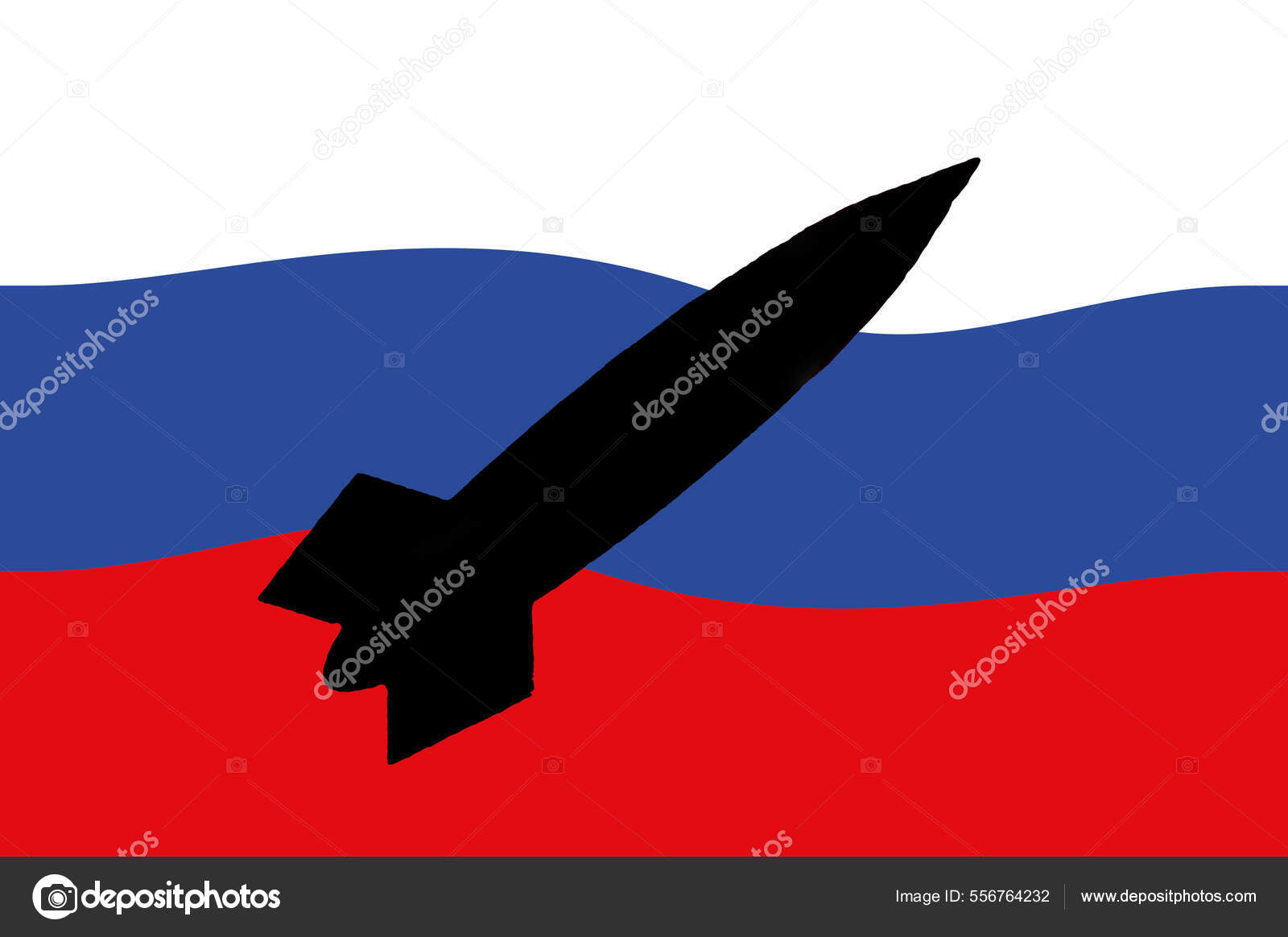 Russia Nuclear Weapons Russia Flag Nuclear Weapons Symbol Missile ...