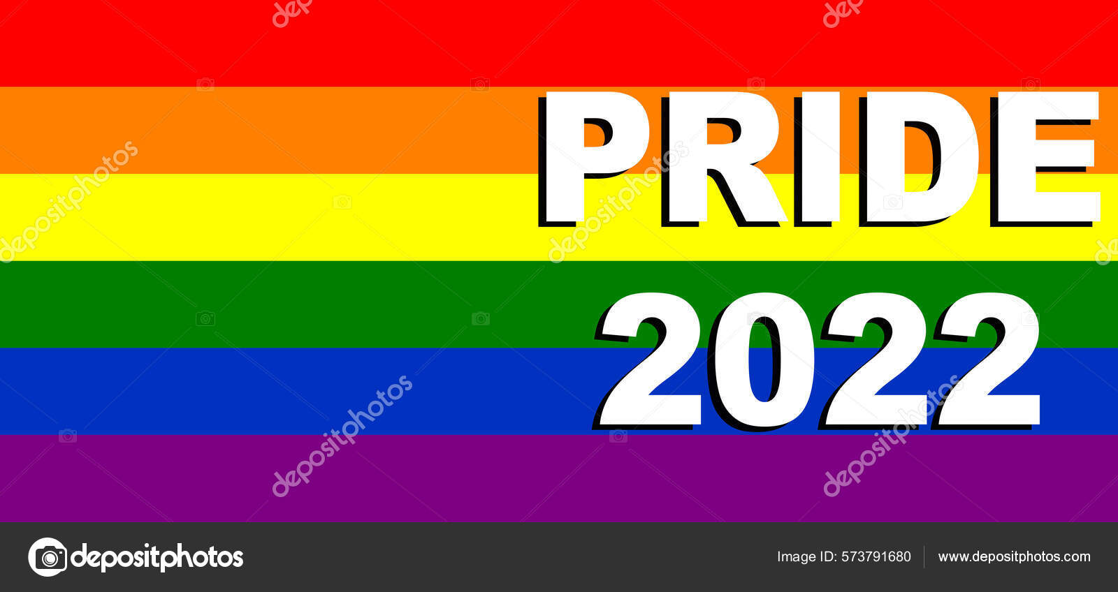 Pride Day 2022 Lgbt Flag Lgbt Pride Flag Rainbow Pride Stock Photo by ...