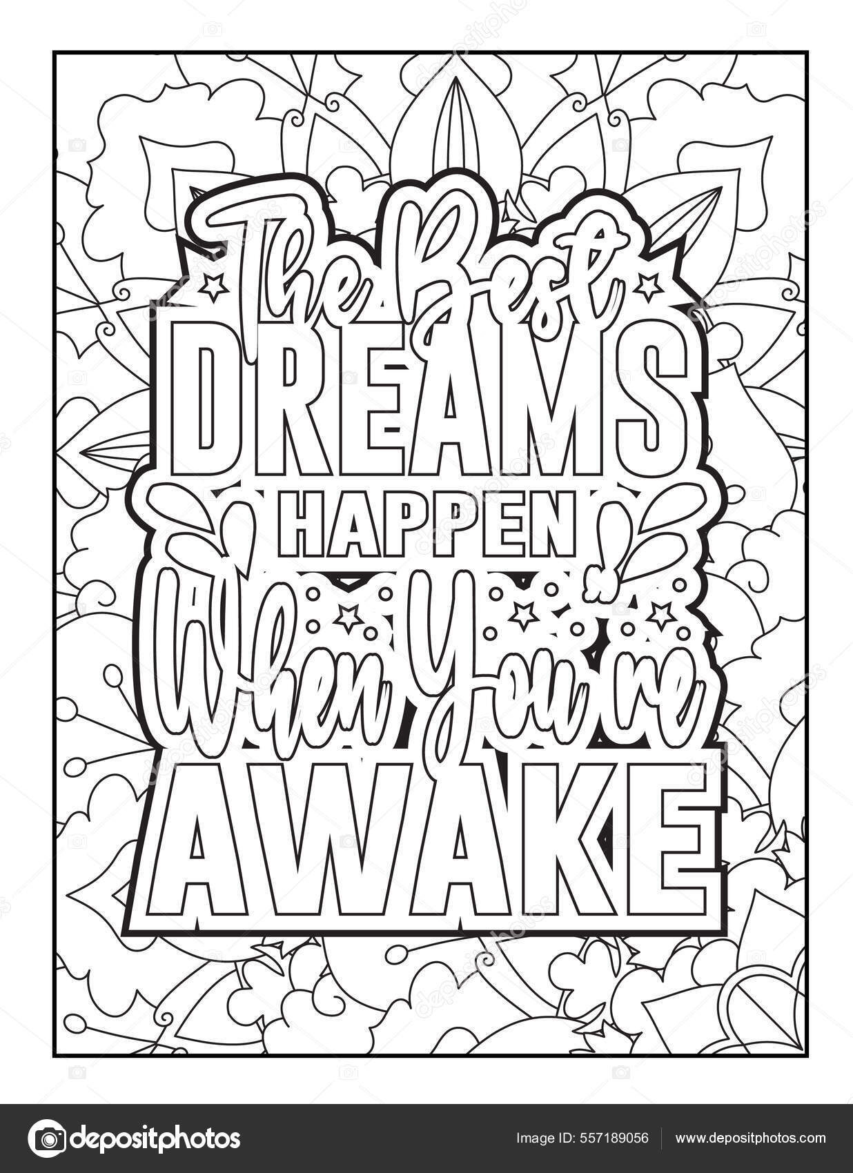 Motivational Quotes Coloring Page Inspirational Quotes Coloring Page