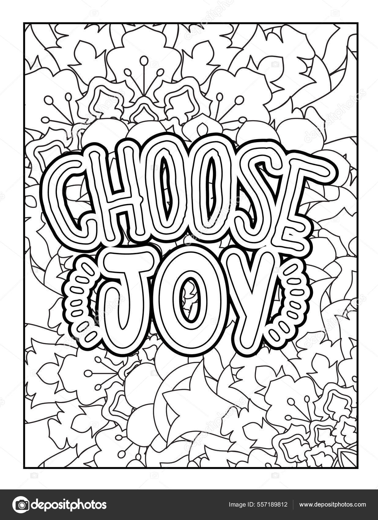 Motivational Cita Página Para Colorir Inspirational Cita Página Para ...