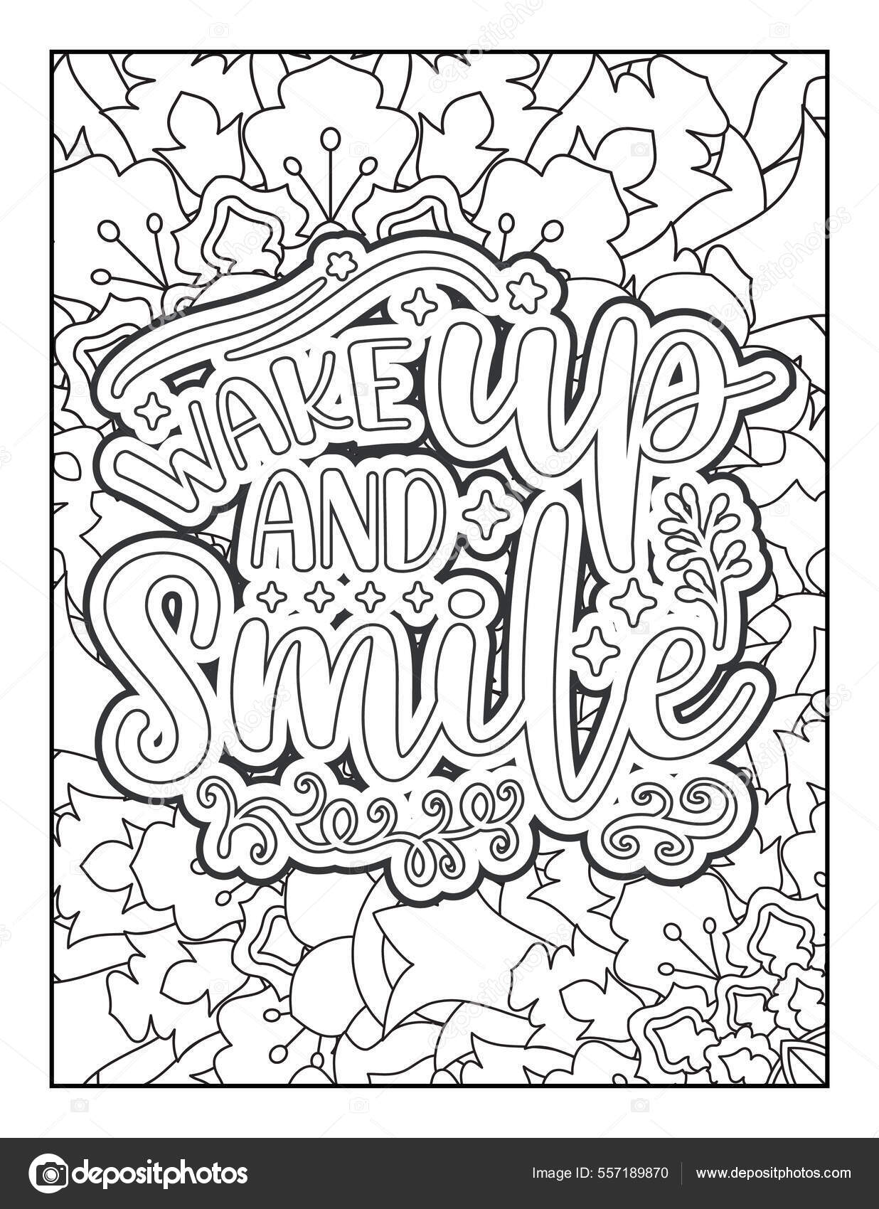 Motivational Quotes Coloring Page Inspirational Quotes Coloring Page