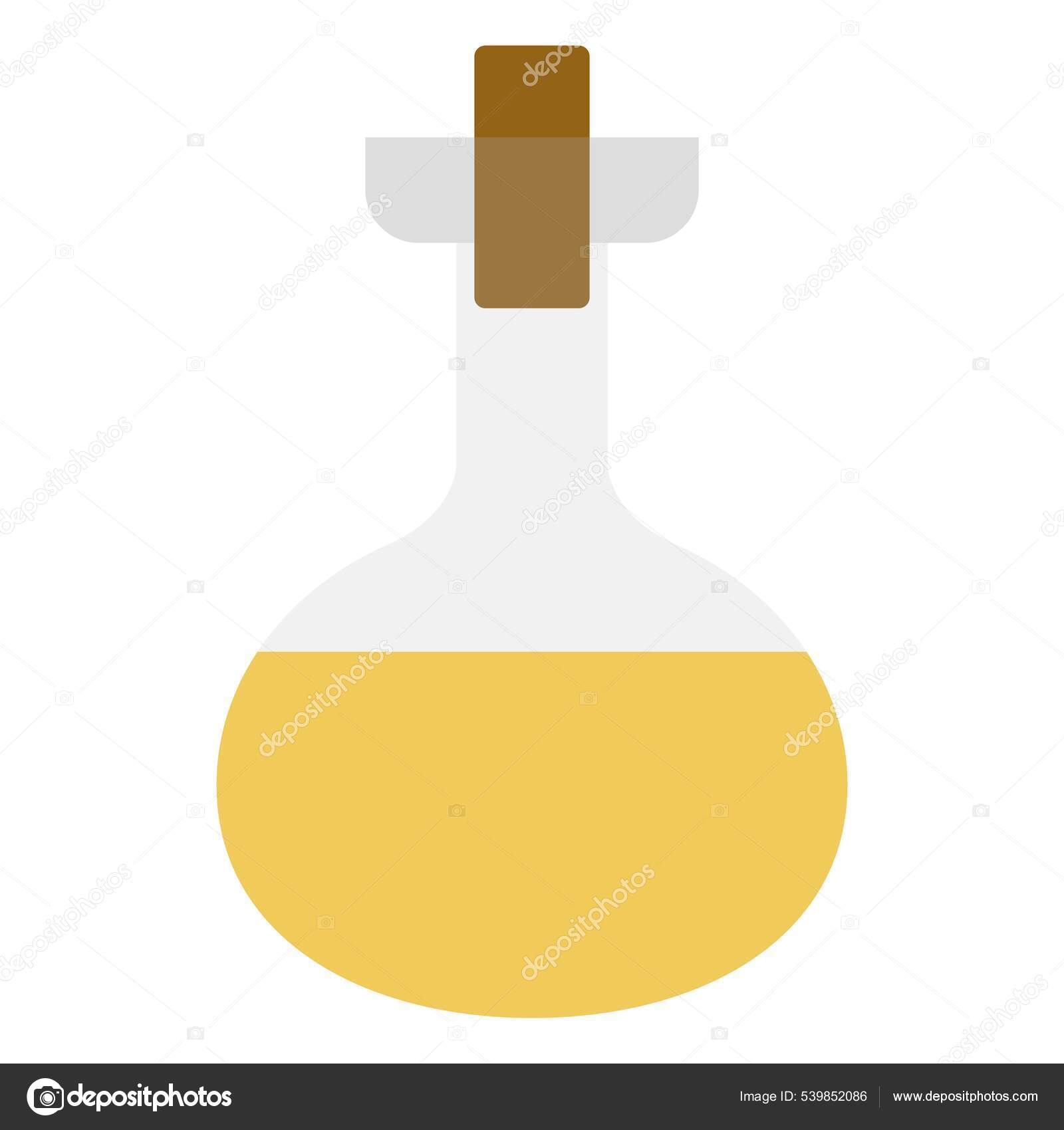 Side Arm Conical Flask Clipart