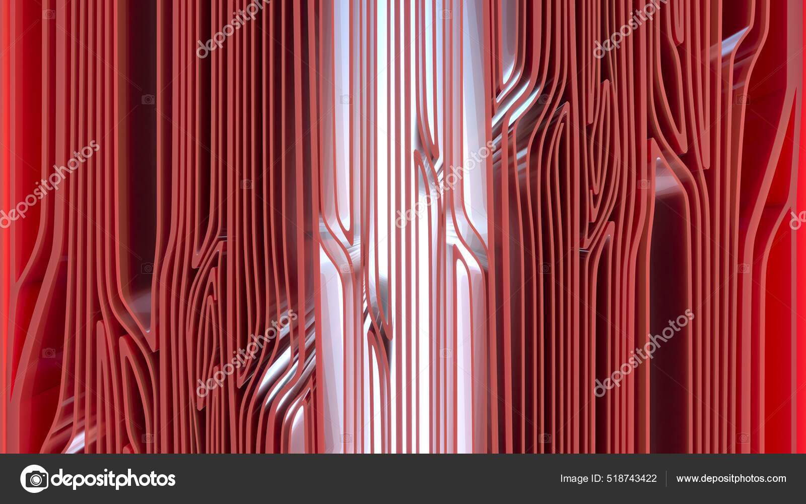 Render Red Abstract Vertical Lines Abstract Background Red Chip Viens ...