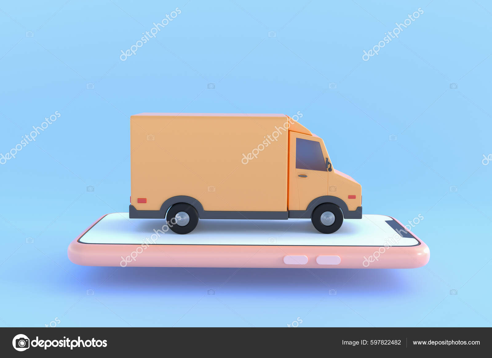 Commerce Concept Delivery Service Mobile Application Transportation ... Commerce Concept Delivery Service Mobile Application Transportation ...