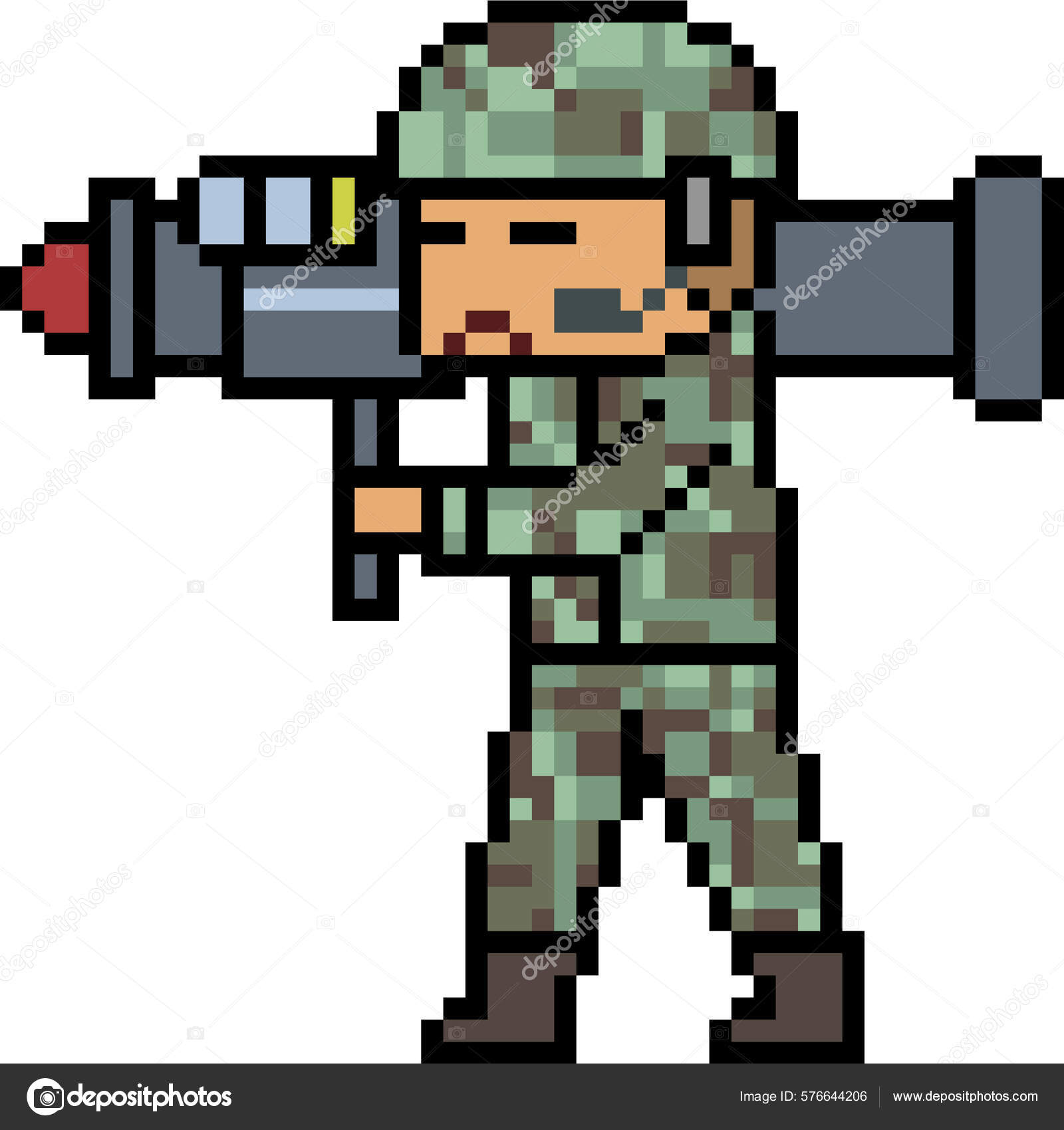 Lazo Para El Pelo De Minecraft En Pixel Art Vector Pixel Art Anime