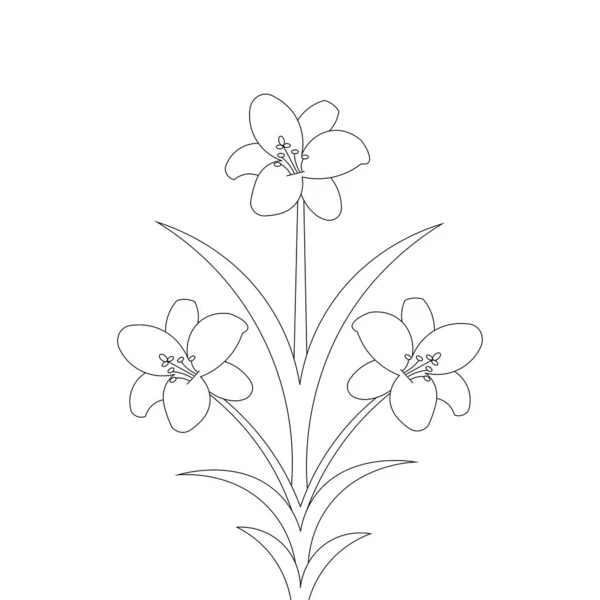 How To Draw Flower Line Drawing | Best Flower Site