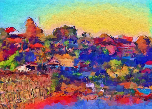 art color of landscape background - Stock Image - Everypixel