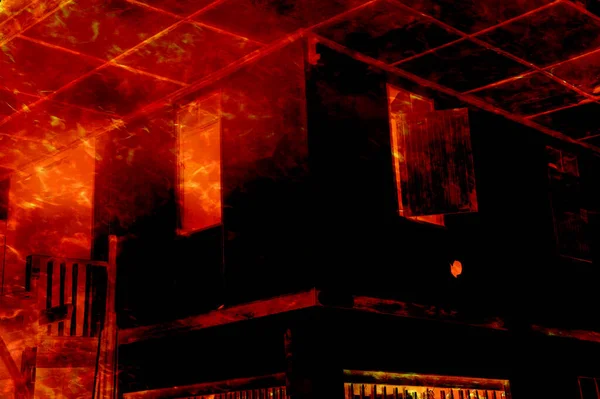 art color of fire burning home background - Stock Image - Everypixel