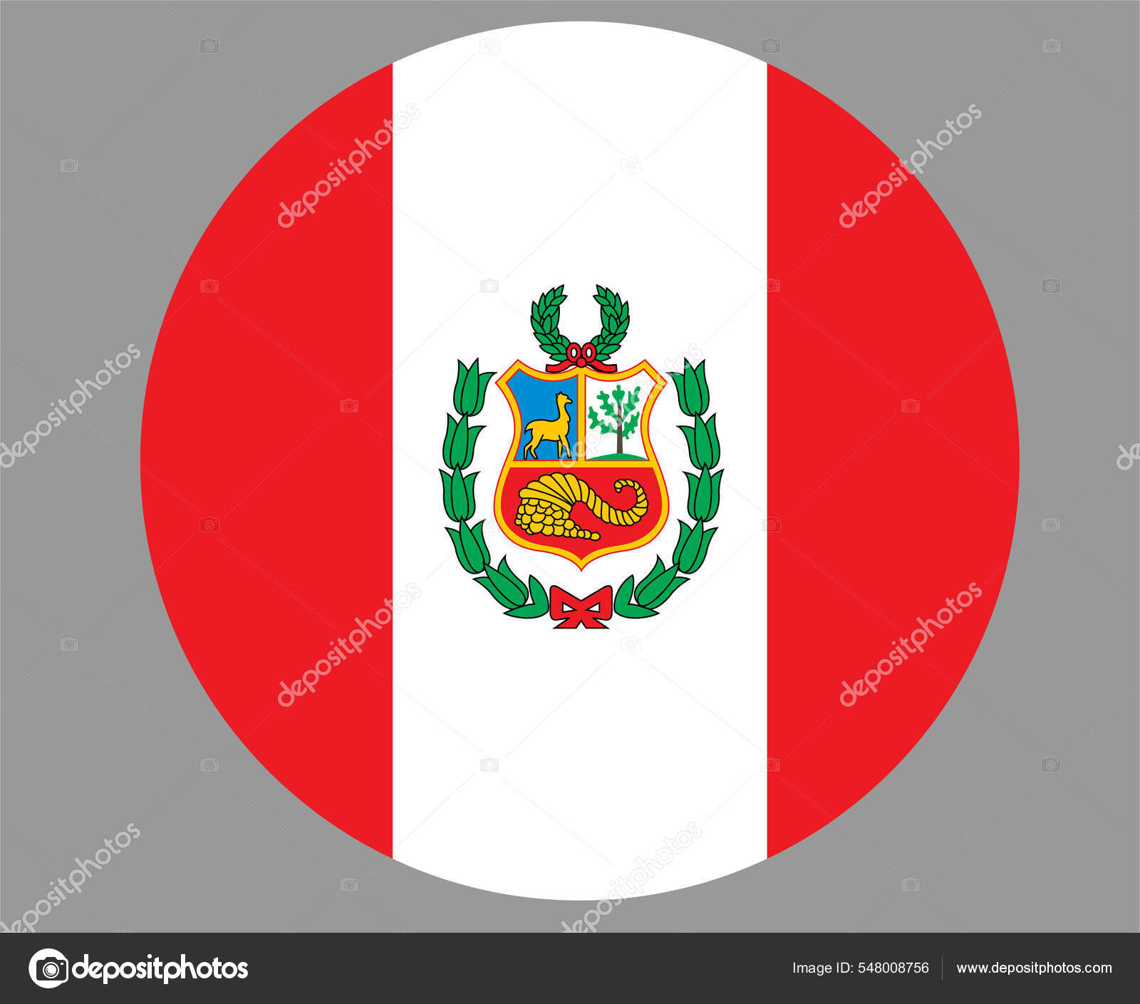 Peru Flag Logo