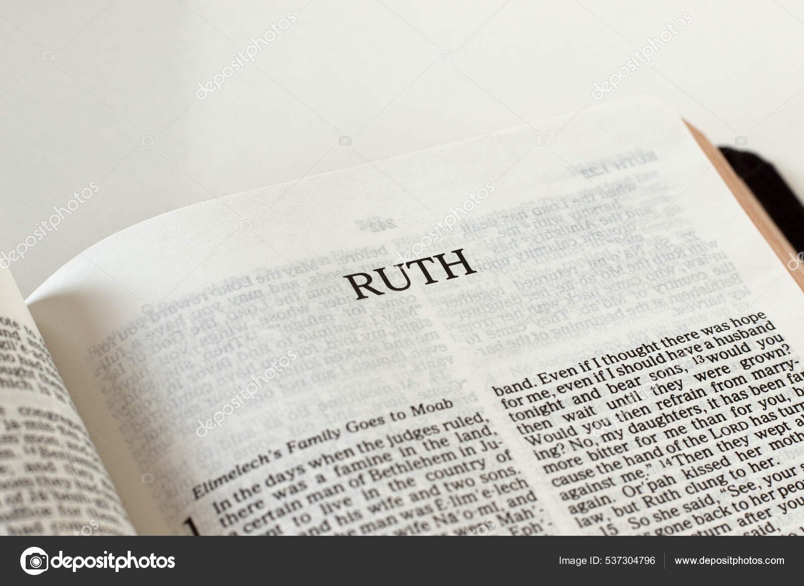 Livre De La Bible De Ruth