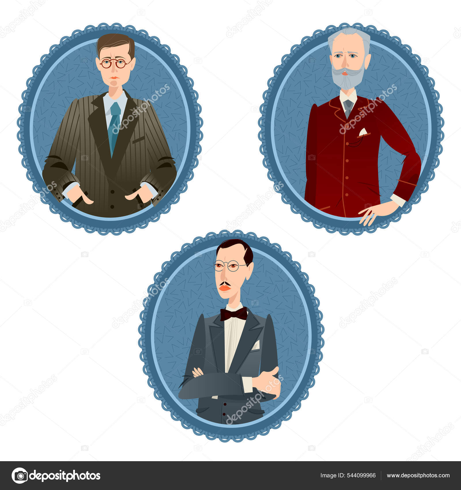 Dmitri Shostakovich Igor Stravinsky Pyotr Tchaikovsky Famous Russian ...