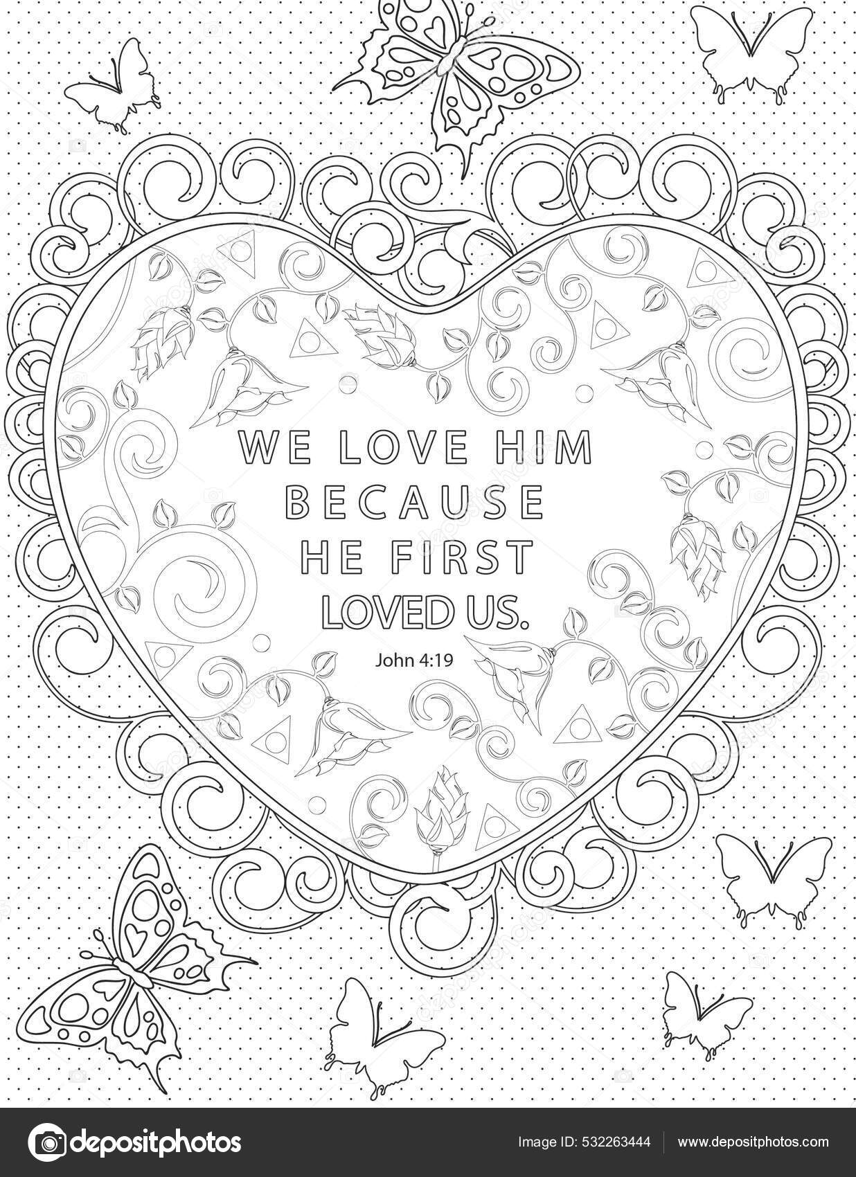 Love Bible Verse Coloring Pages [2025]