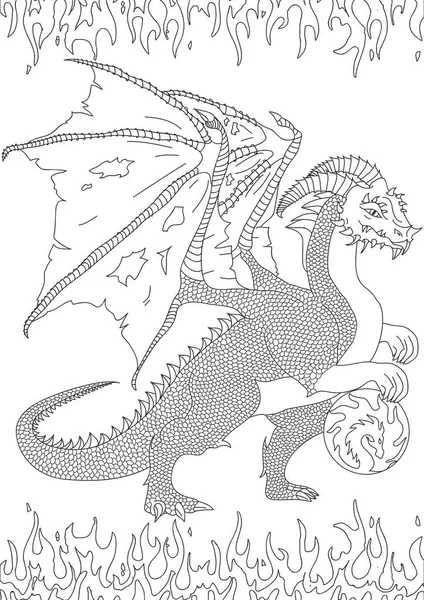 1,649 Smok kolorowanka Stock Illustrations | Depositphotos