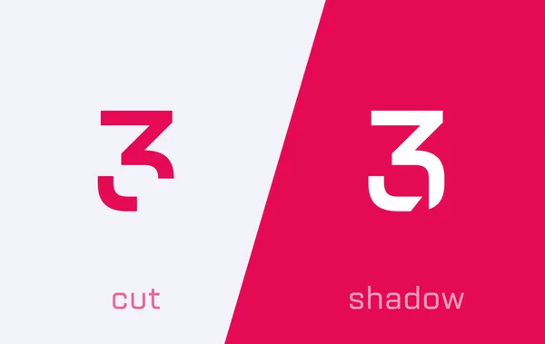 Logotipo de 3 letras imágenes de stock de arte vectorial | Depositphotos