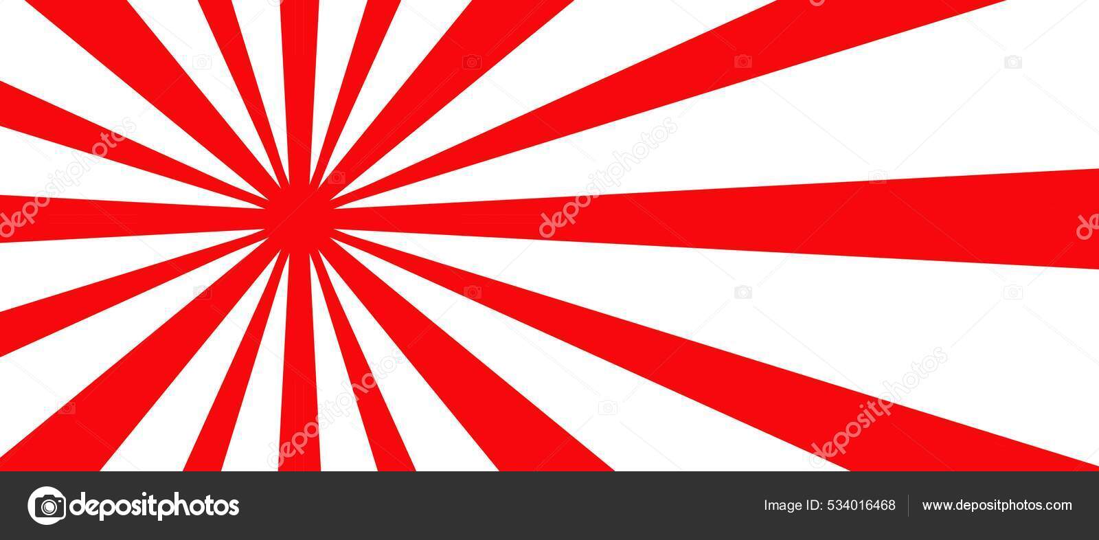 Starburst Sunburst Background Pattern Red White Colors Radial Striped ...