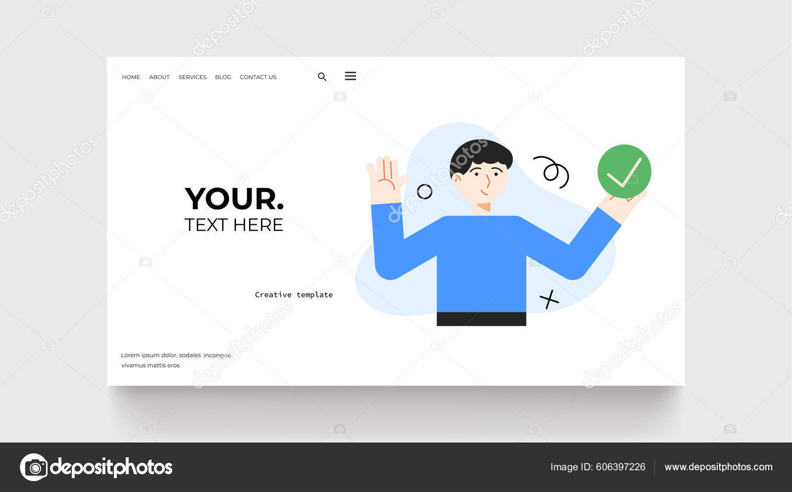 Check List Concept Person Check Icon Man Green Icon Vector Vecteur par ...