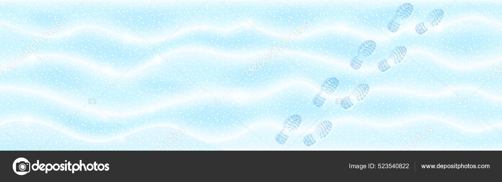 Snow background with footprints, boots steps. Stock Vector by ©klyaksun ...