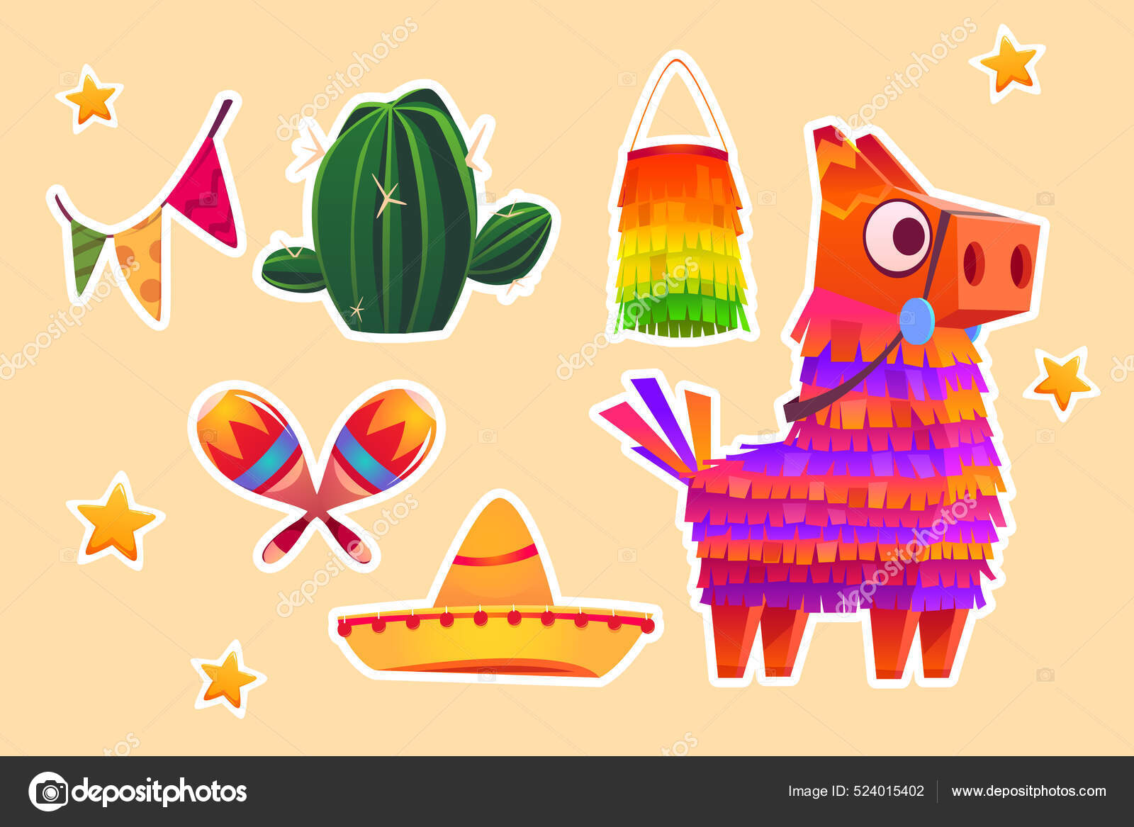 Donkey Pinata Clip Art