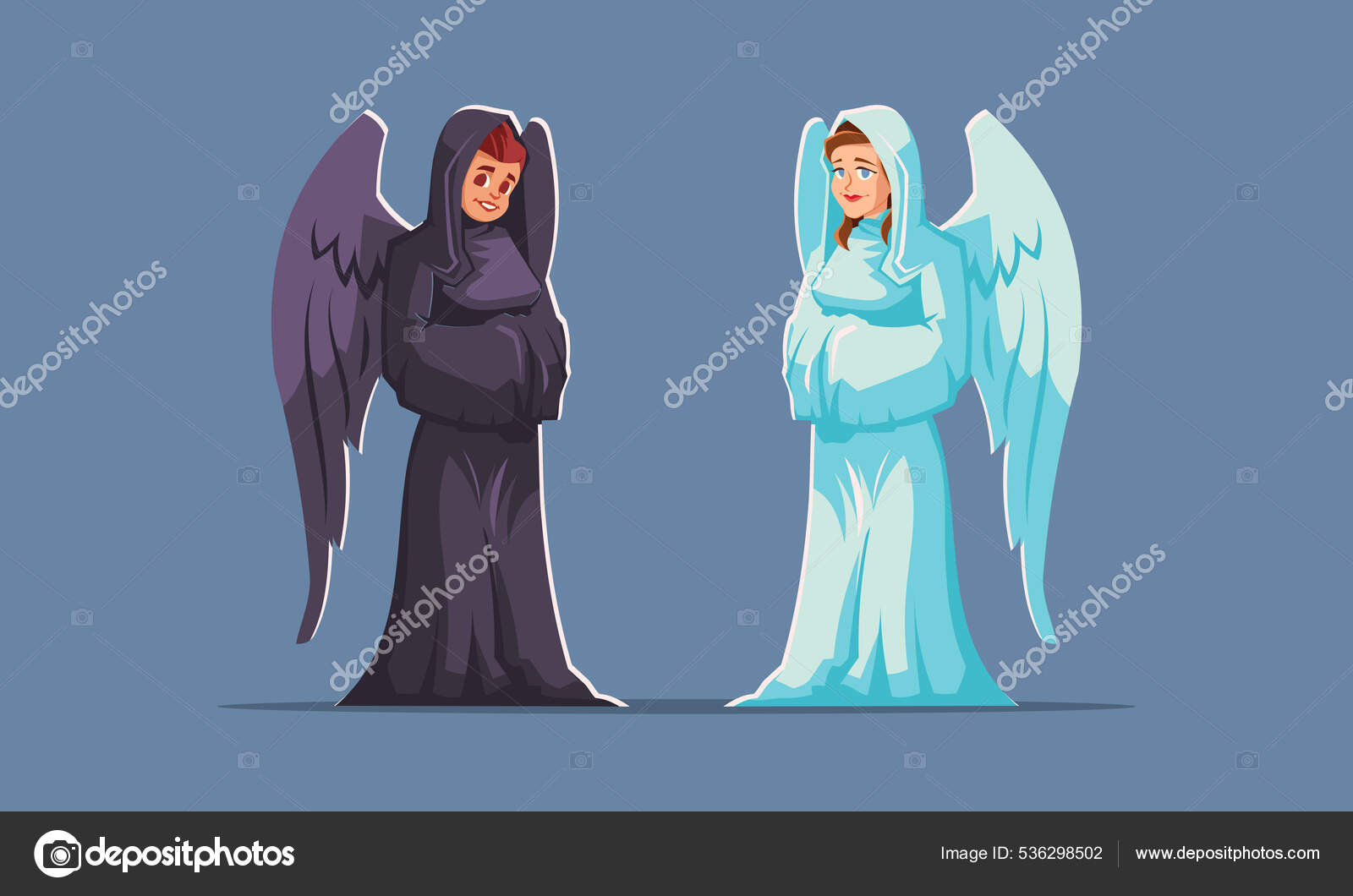 Gråtende Engel Tegning