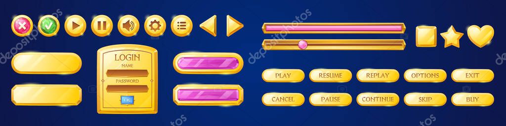 Game sound option Vector Art Stock Images | Depositphotos