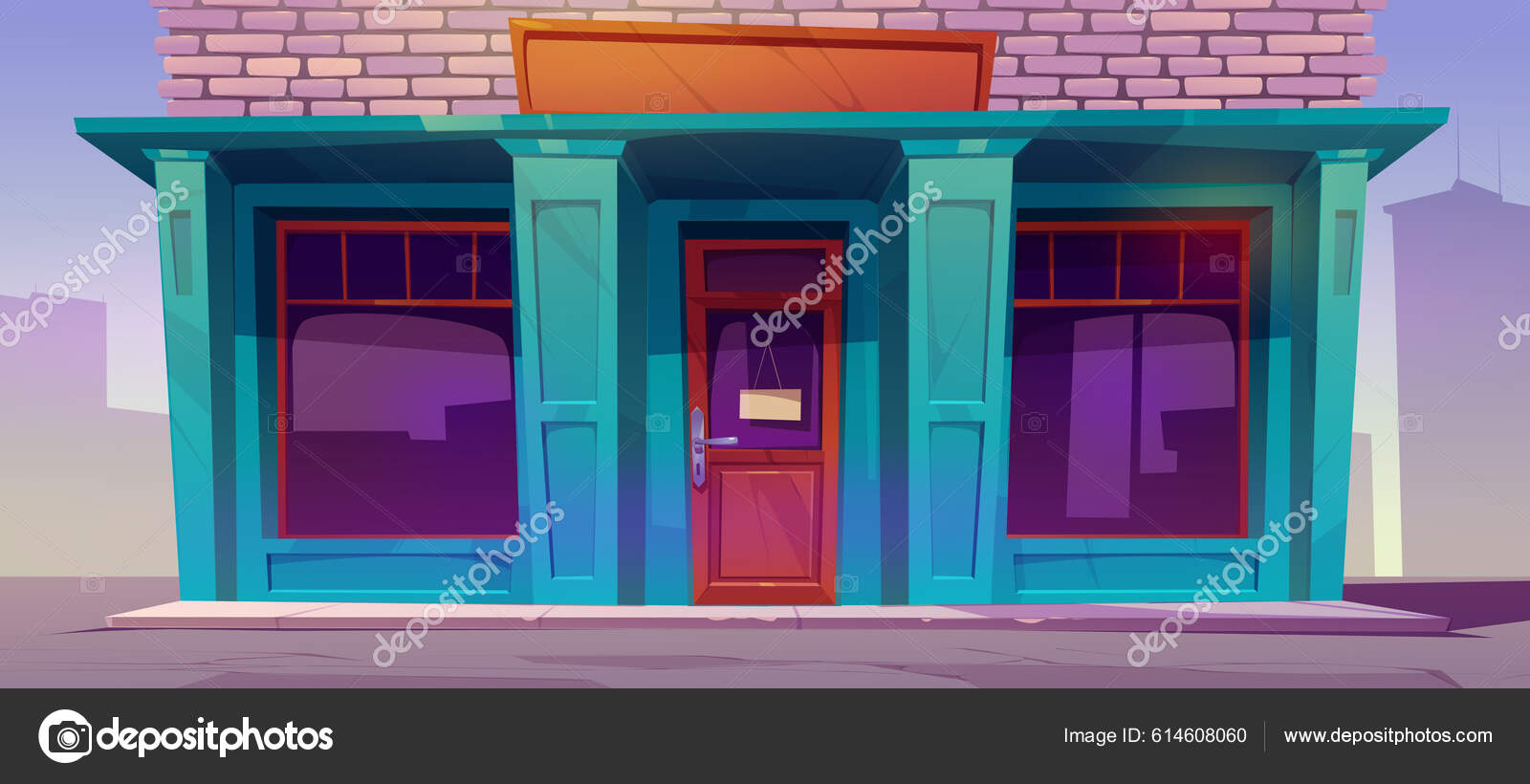 Shop Facade Cafe Traditional Store Front City Architecture Building ...
