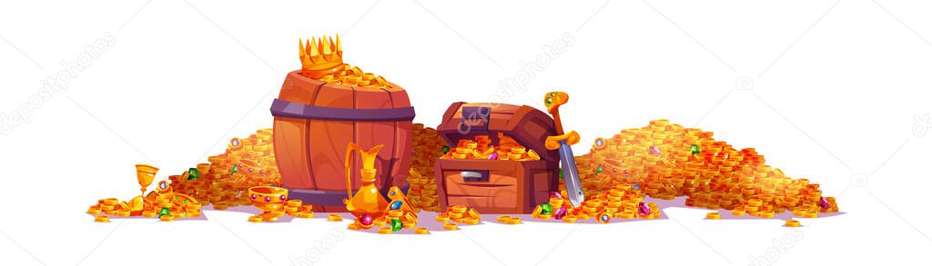 Harta karun batu Vector Art Stock Images | Depositphotos