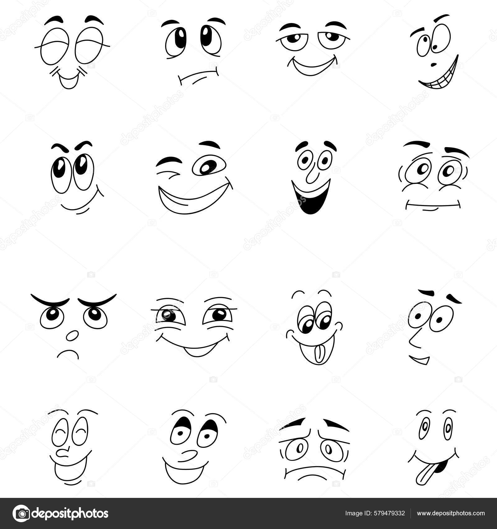 Dibujos Animados De Caras Divertidas 65.400+ Caras Divertidas