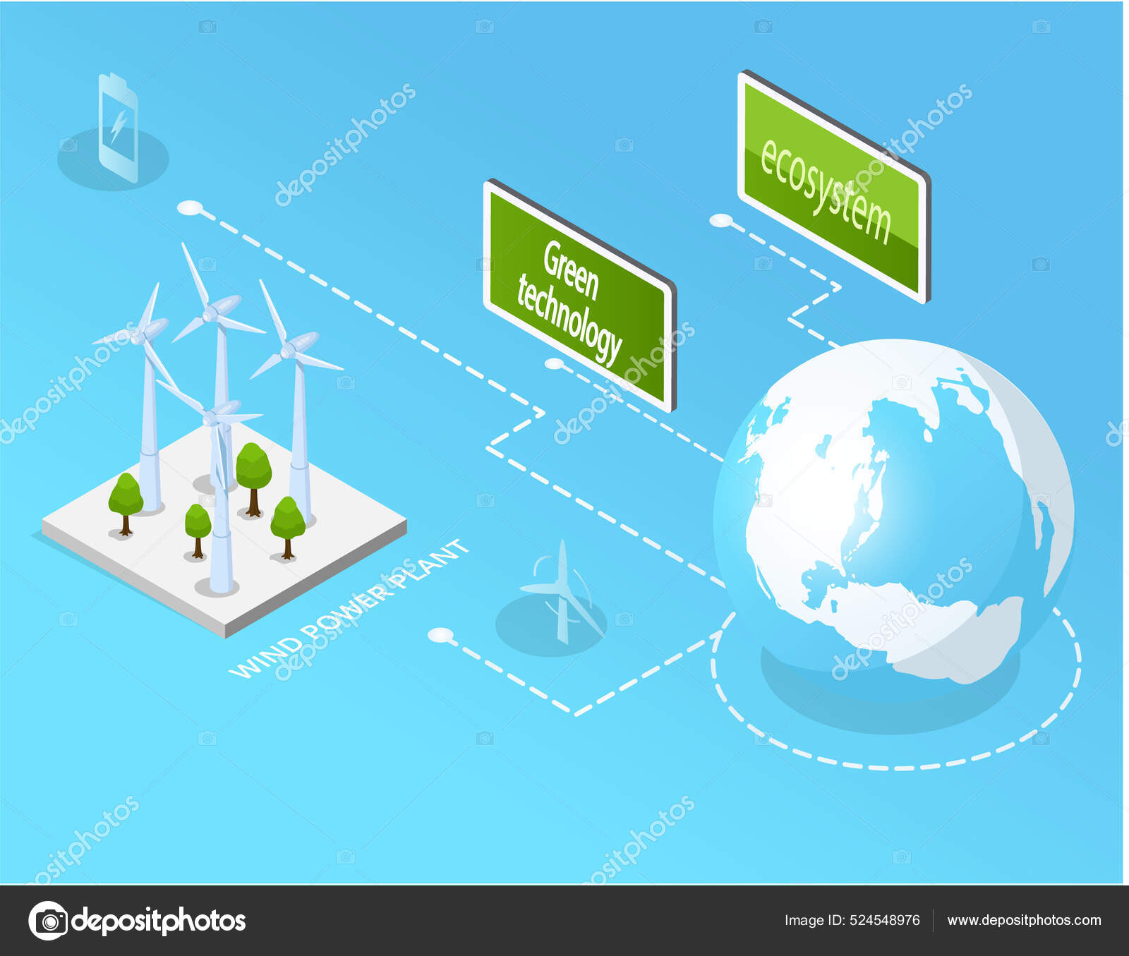 Electricity, alternative energy production using green technology to ...