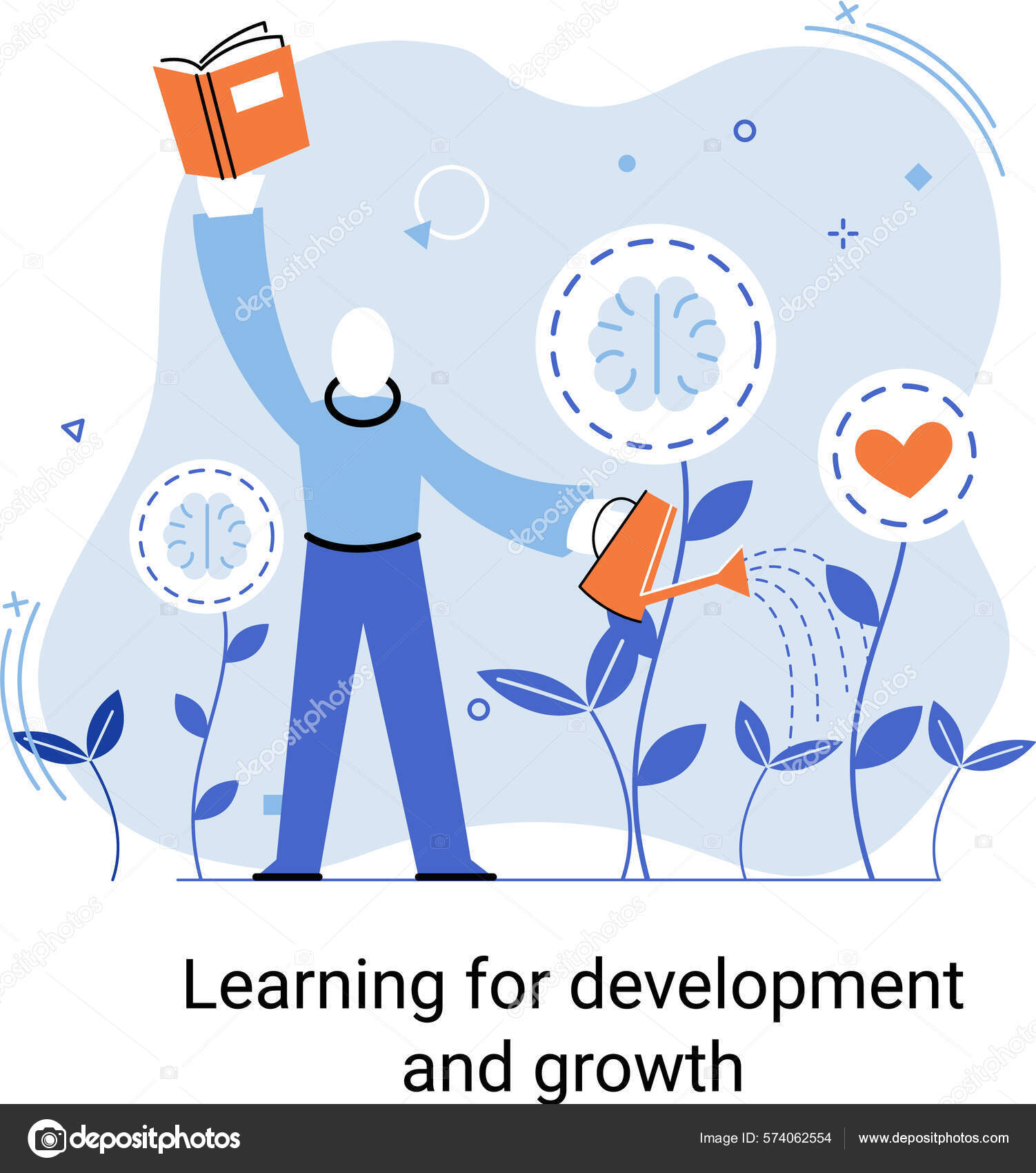 Learning Development Growth Self Learning Metaphor Online Emoloyee ...
