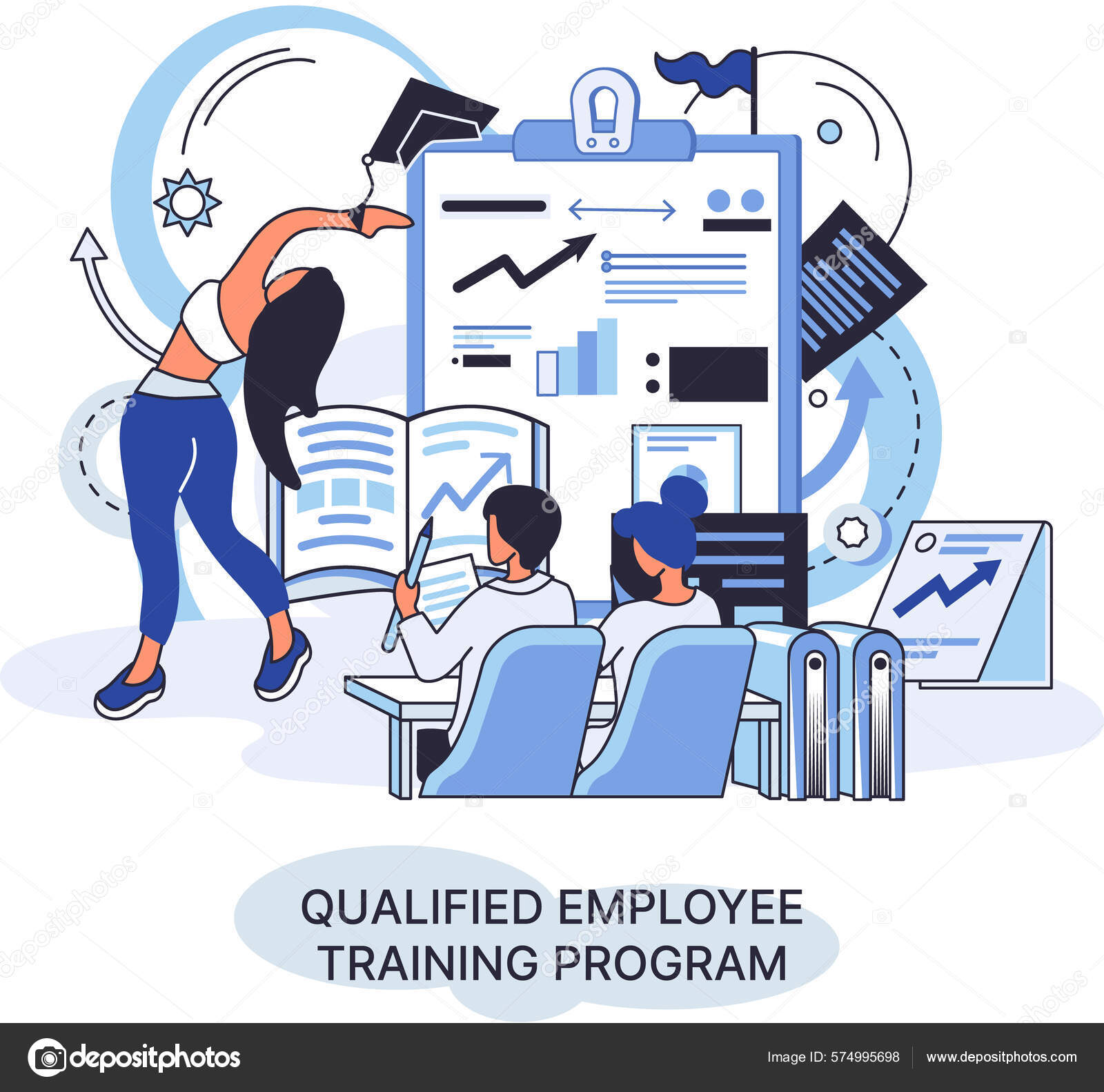 Qualified Employee Training Program Refresher Course Metaphor Help ...