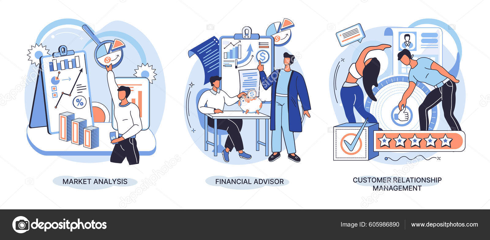Market Statistics Analysis Financial Advisor Customer Relationship ...