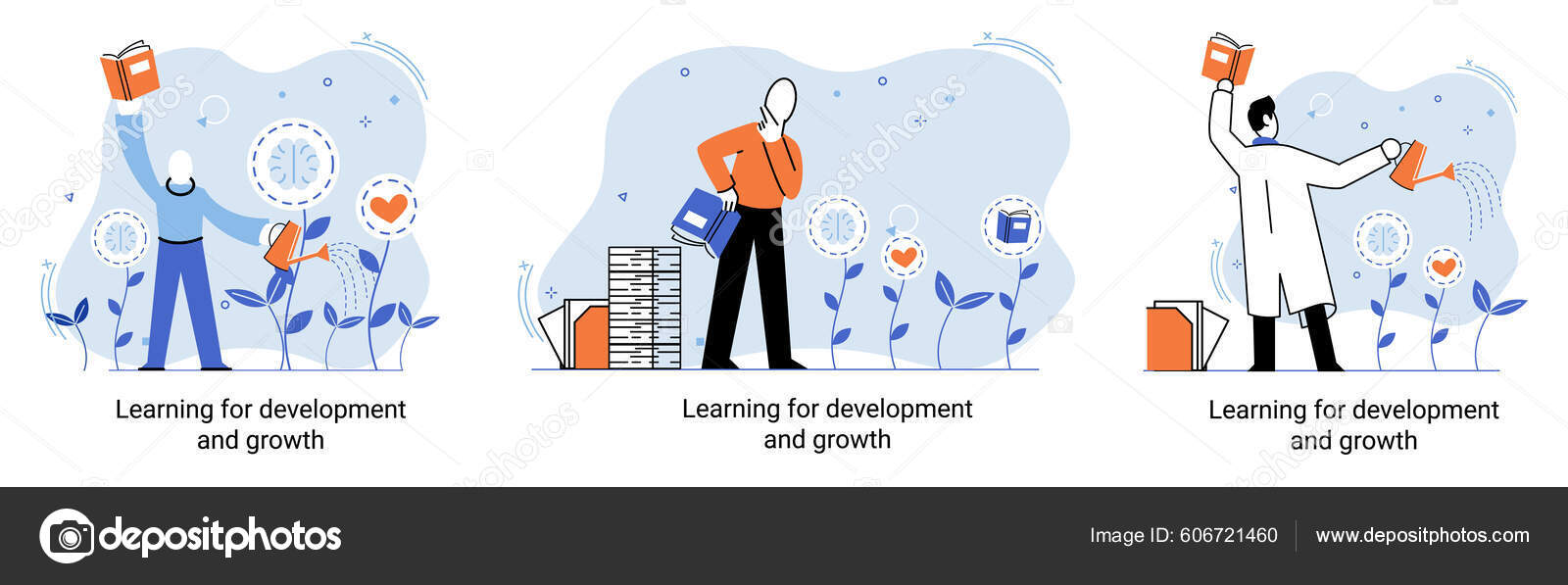 Learning Development Growth Self Learning Metaphor Online Emoloyee ...
