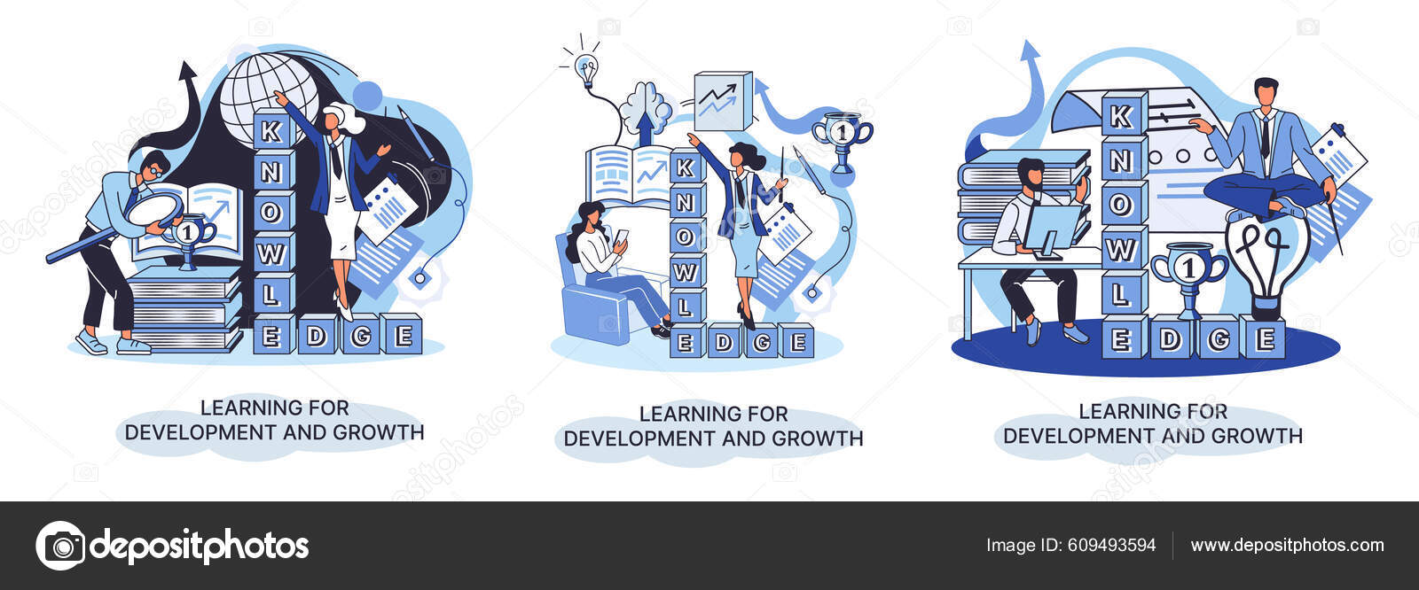 Learning Development Growth Self Learning Metaphor Online Emoloyee ...