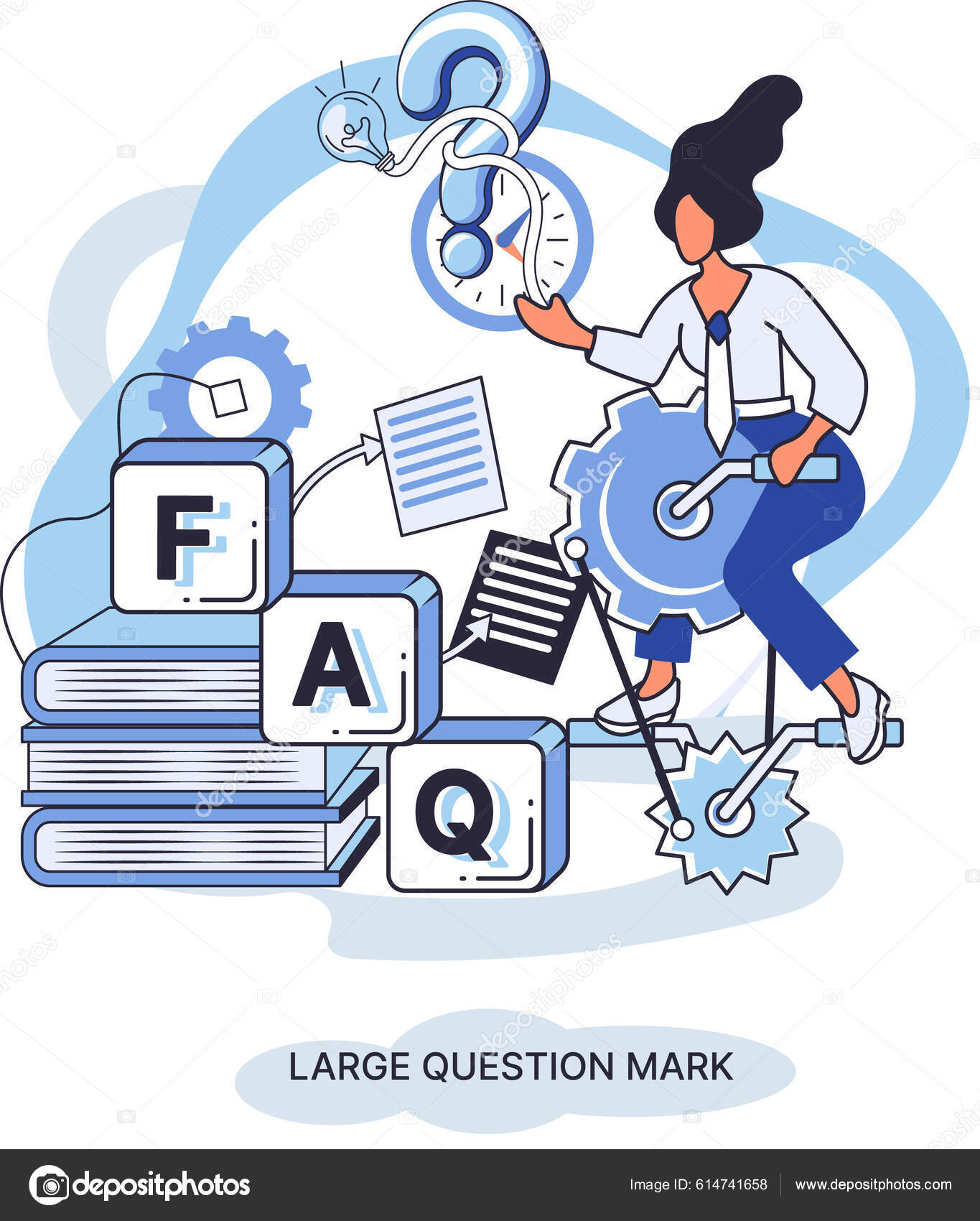 Tangga Tanda Metafora Pertanyaan Konsep Masalah Dan Solusi Tanda Tanya ...