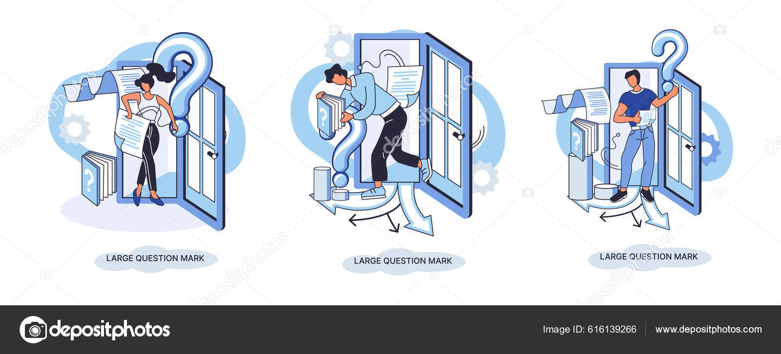 Tangga Tanda Metafora Pertanyaan Konsep Masalah Dan Solusi Tanda Tanya ...