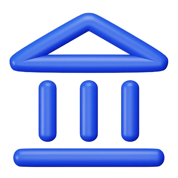 Bank Icon Blue