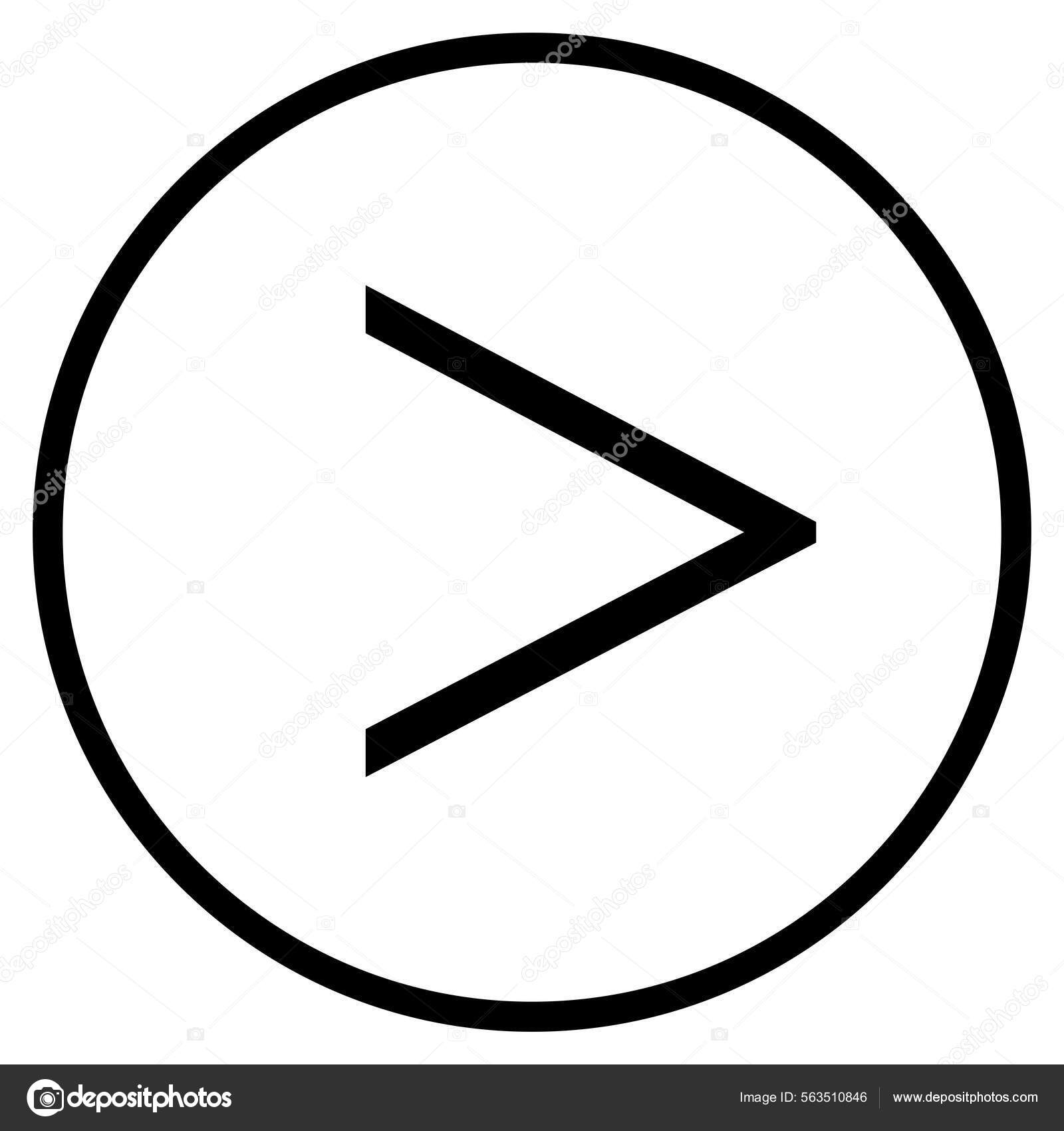 Arrow Icon Black Circle Right Direction — Stock Photo © keport #563510846