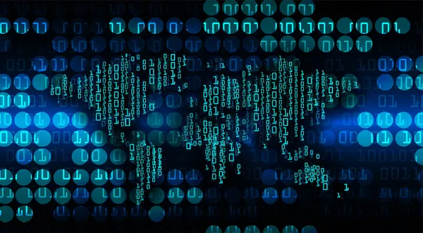 Abstract Background Binary Code Map Stock Vector Image by ©titima157@gmail.com #416059428