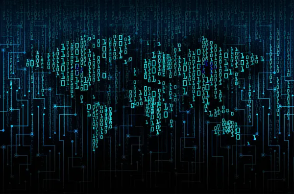 Abstract Background Binary Code Map Stock Vector by ©titima157@gmail.com 482513980