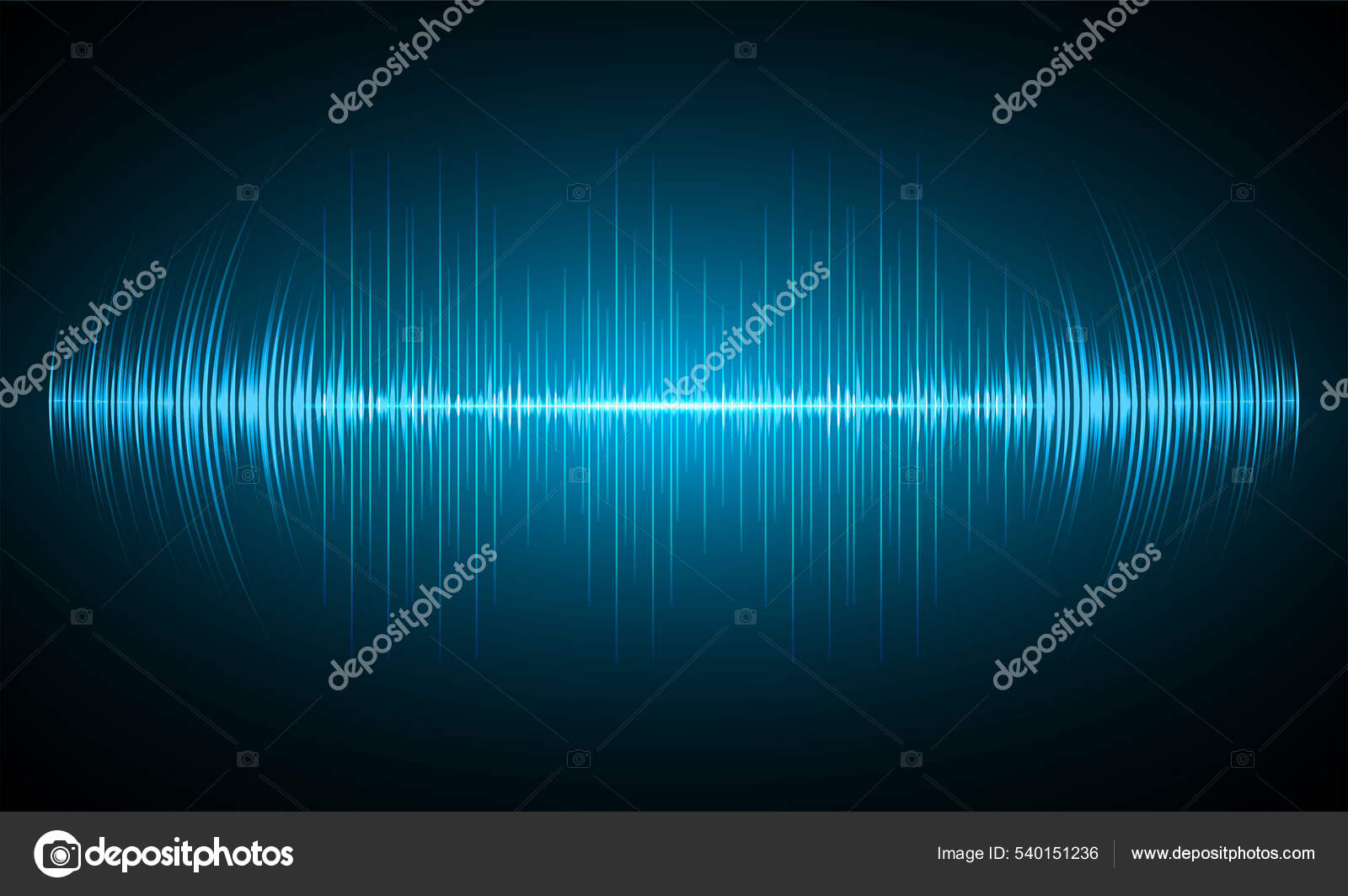 Abstract Sound Waves Dark Background Stock Vector by ©titima157@gmail ...